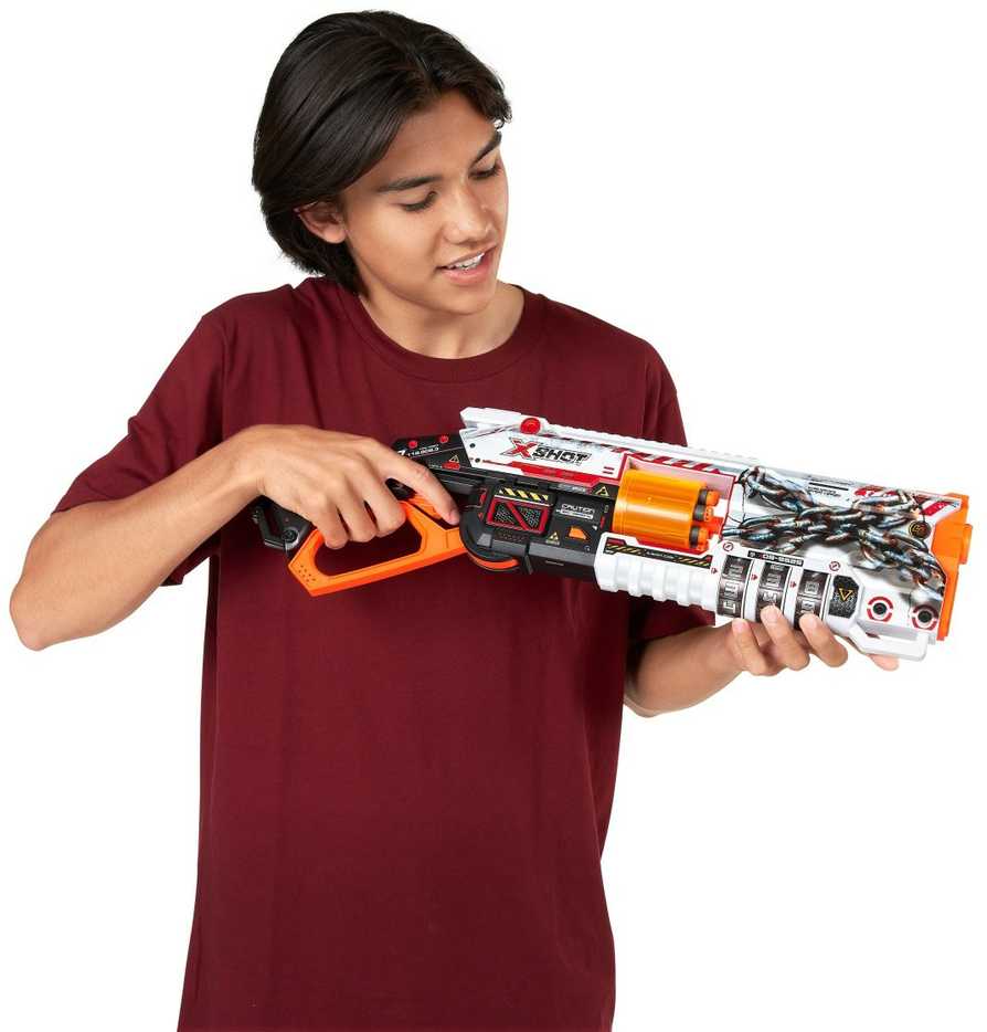 Minkštų strėlyčių šautuvas Zuru Skins X-Shot Lock Blaster, modelis ...