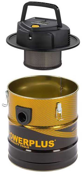 Powerplus POWX3018 – pelenų separatorius / dulkių siurblys 1 800 W (20L), modelis - POWX3018 ...