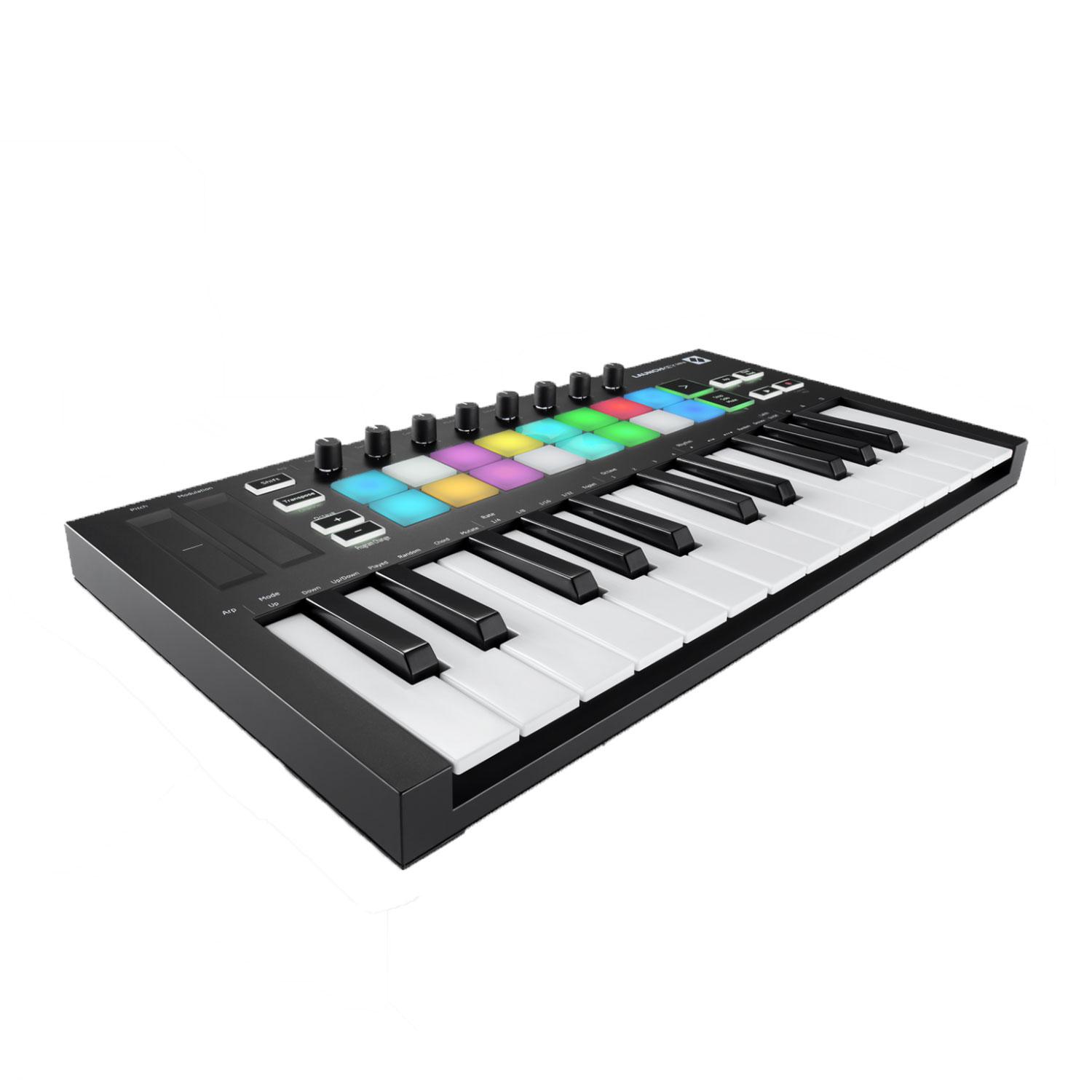 Midi klaviatūra Novation LaunchKey Mini MK3, modelis - NOVLKMIN3, žema ...