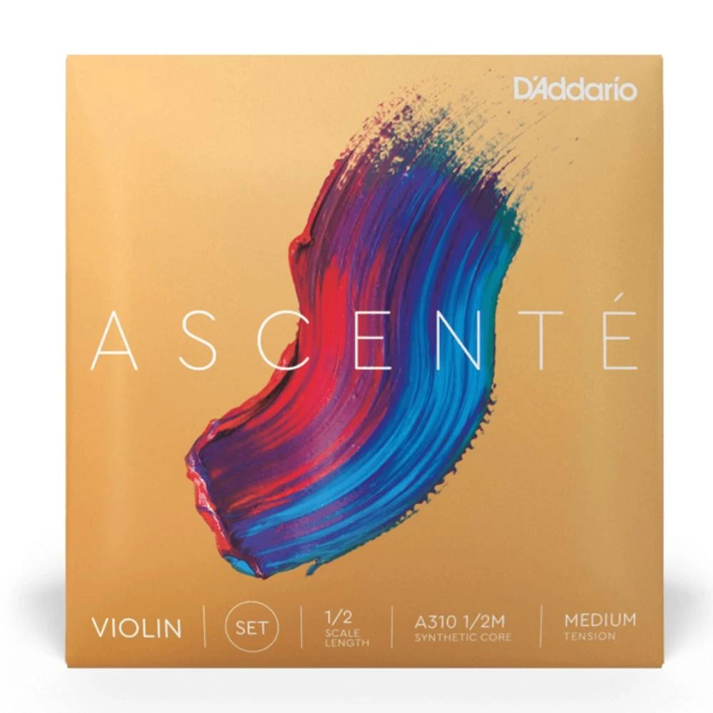 Stygos smuikui D'addario Ascente Violin 1 / 2 Medium A310 1 / 2M ...