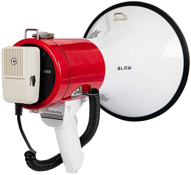 Blow MP-1513 nešiojamasis raginis megafonas, modelis - 30-517#, žema ...