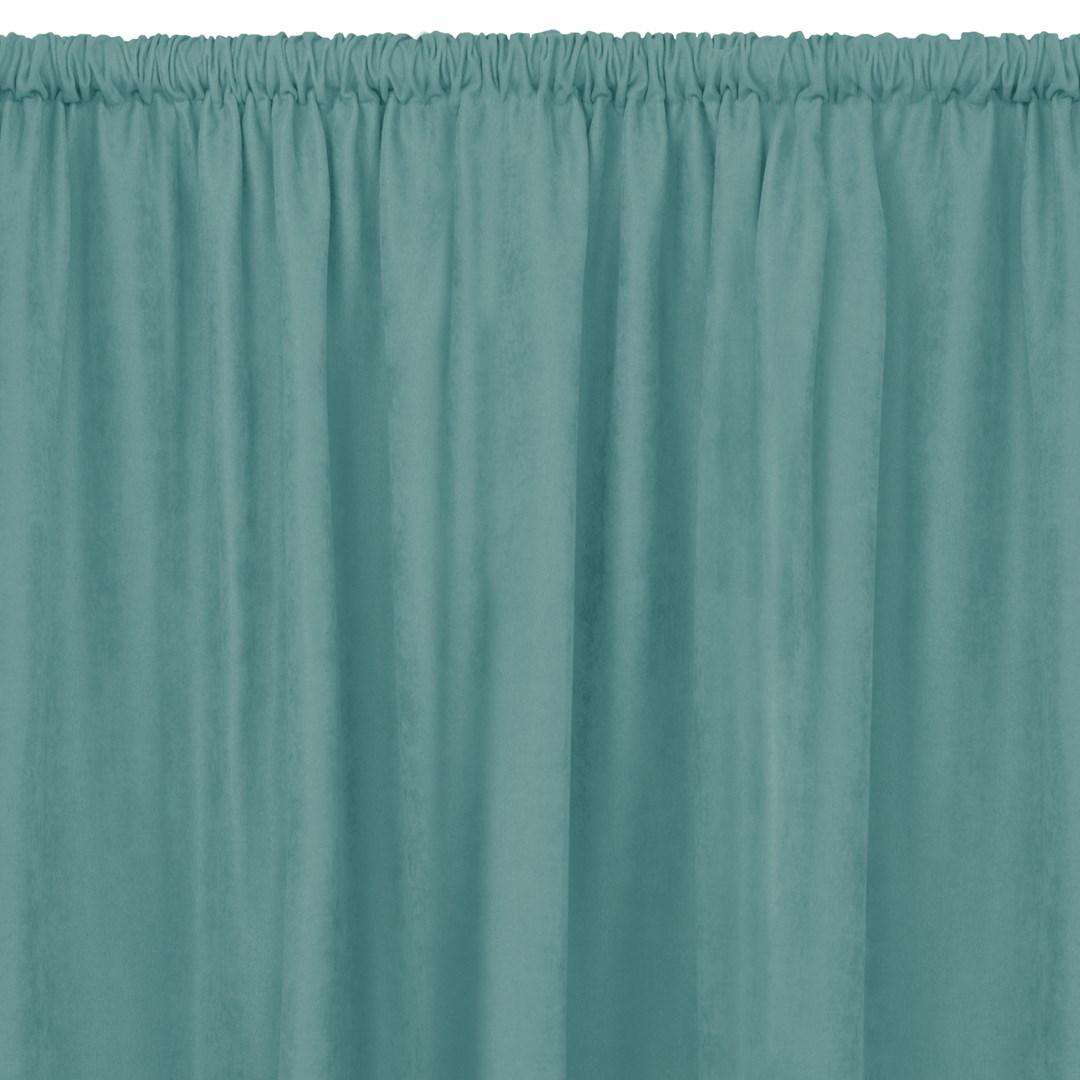 Užuolaidos MILANA turkio spalvos stovas šenilinis 560x175 homede, žema ...