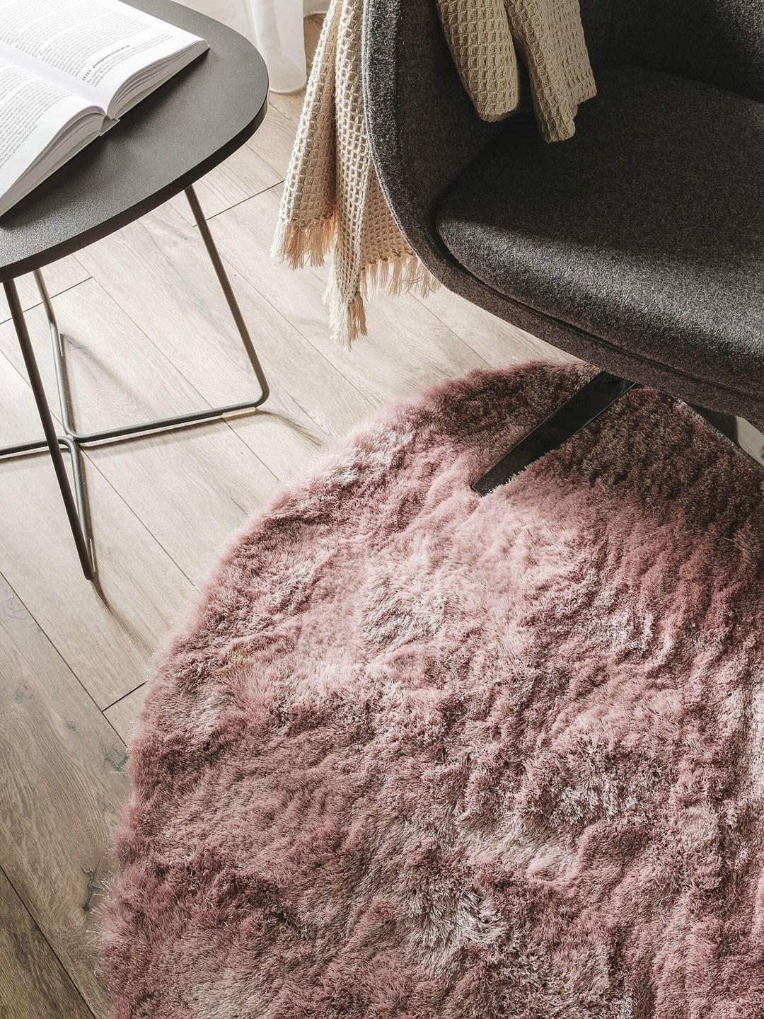 Apvalus kilimėlis Whisper Rose ø 80 cm apvalus, žema kaina | Varle.lt