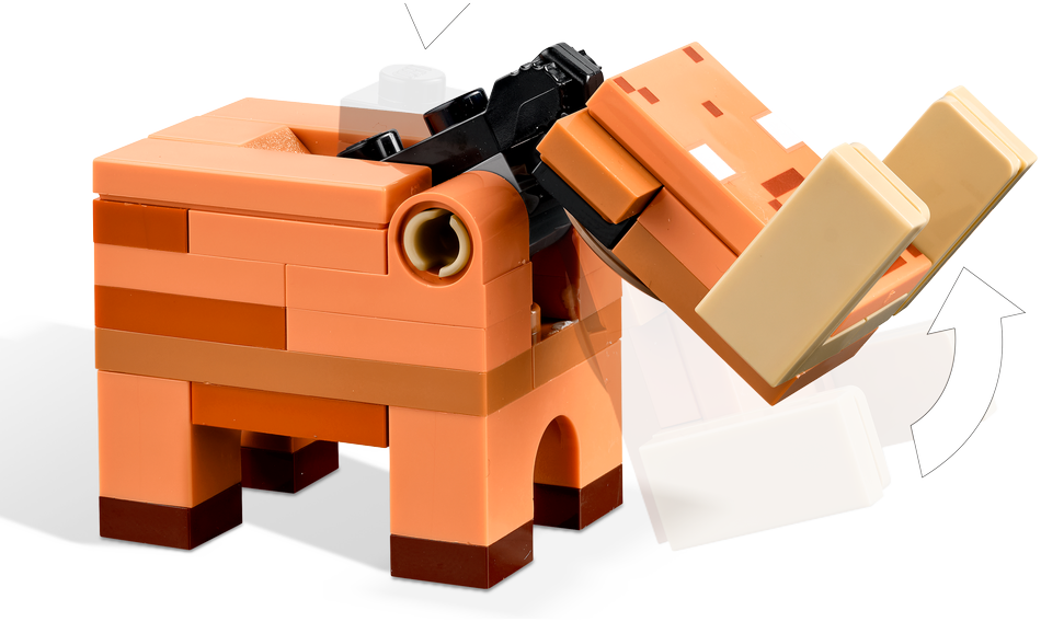 LEGO® Minecraft Pasala „Nether“ portale (21255), modelis - 21255, žema ...