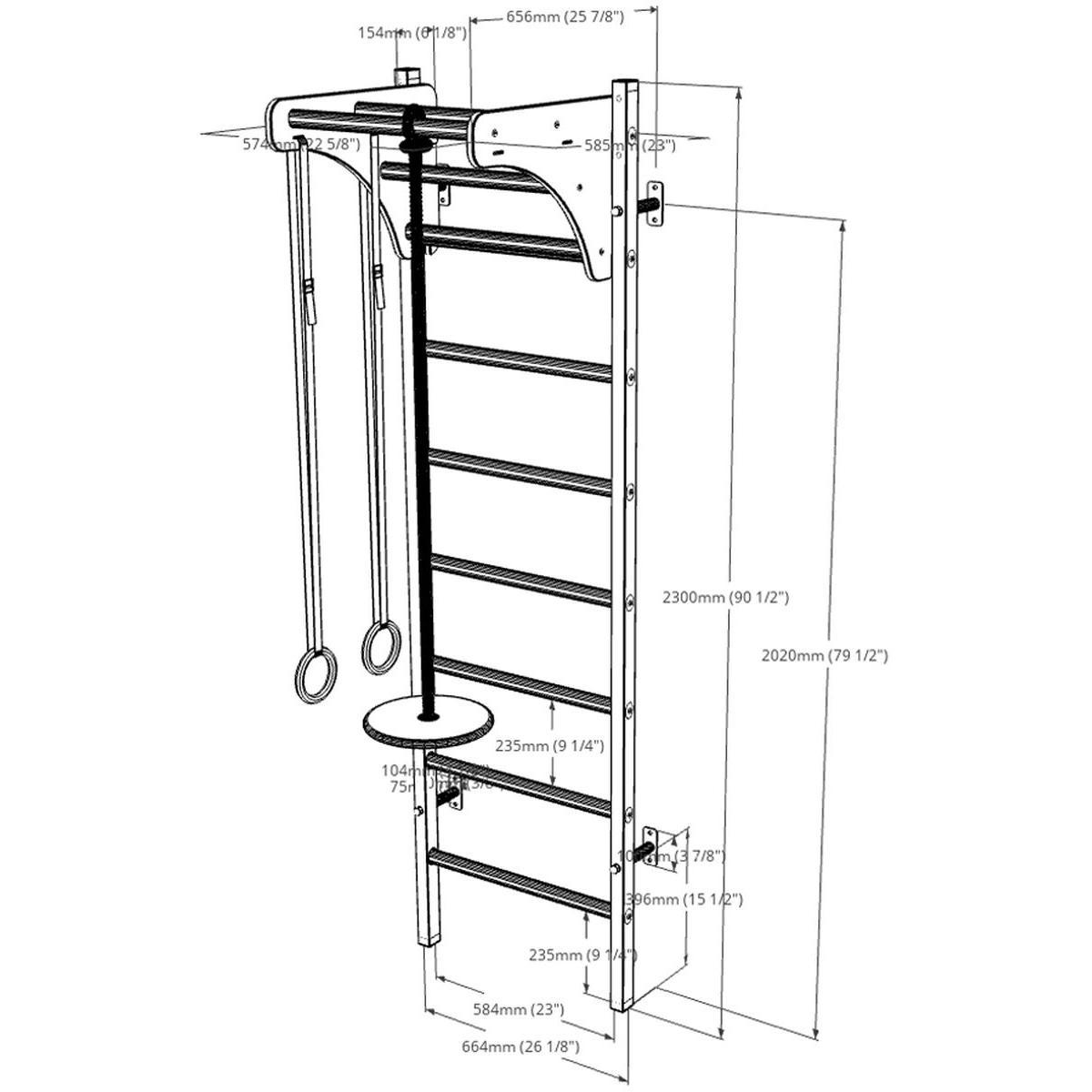 BenchK 212B kopėčios su priedais vaikams, modelis - BenchK 212B, žema kaina | Varle.lt