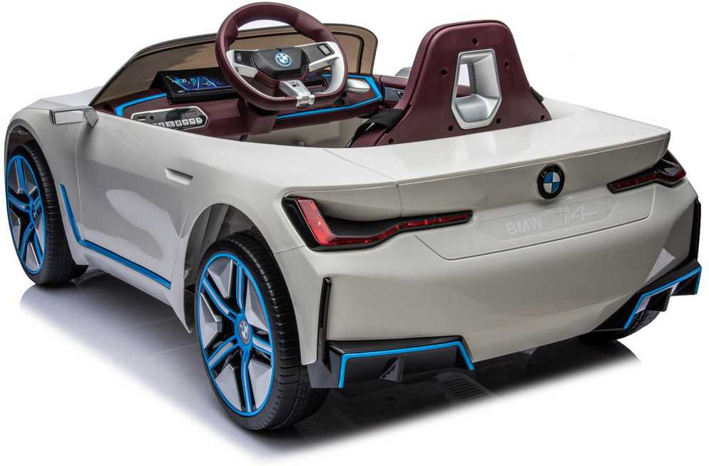 Enero SAMOCHÓD NA akumuliatorius LICENCJA BMW i4 BALTA, žema kaina ...