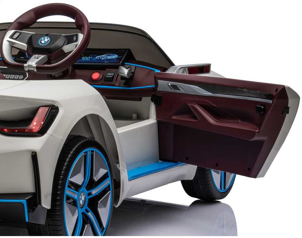 Enero SAMOCHÓD NA akumuliatorius LICENCJA BMW i4 BALTA, žema kaina ...