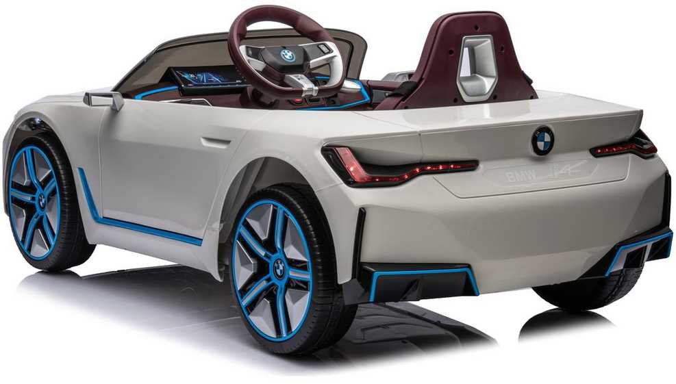 Enero SAMOCHÓD NA akumuliatorius LICENCJA BMW i4 BALTA, žema kaina ...