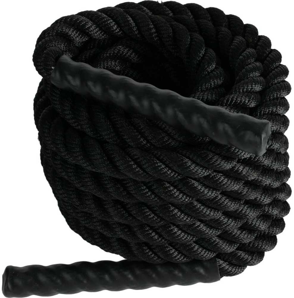 LINA TRENINGOWA CROSSFIT BATTLE ROPE 9M / 25MM 3,7KG XQMAX, žema kaina ...