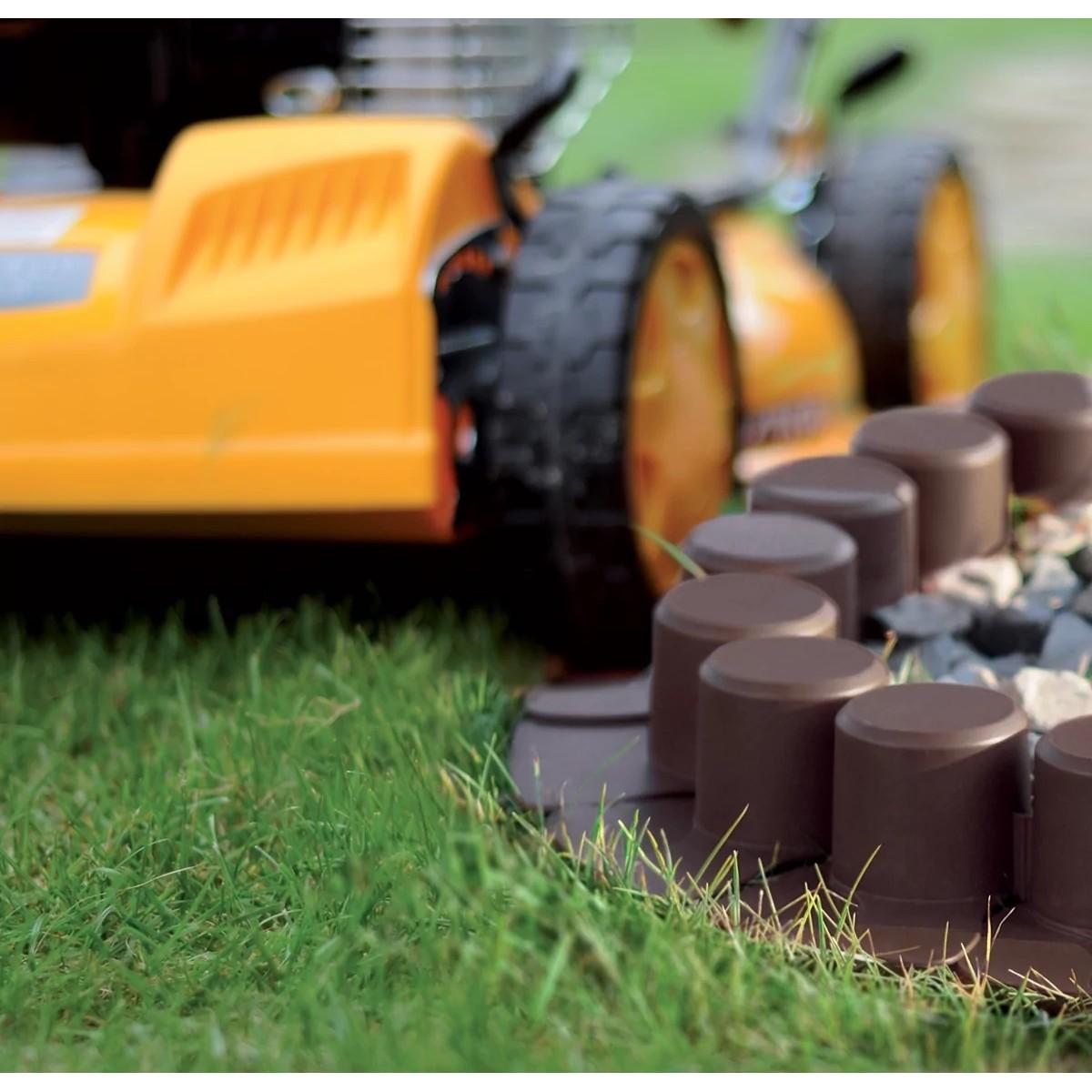 Prosperplast Sodo palisadinis vejos apvadas 405 cm IPAL 7 ruda, modelis ...