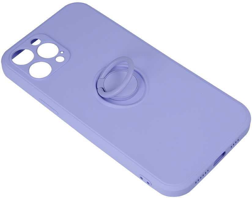 Finger Grip dėklas, skirtas iPhone 15 Pro Max 6,7" violetinė, modelis ...