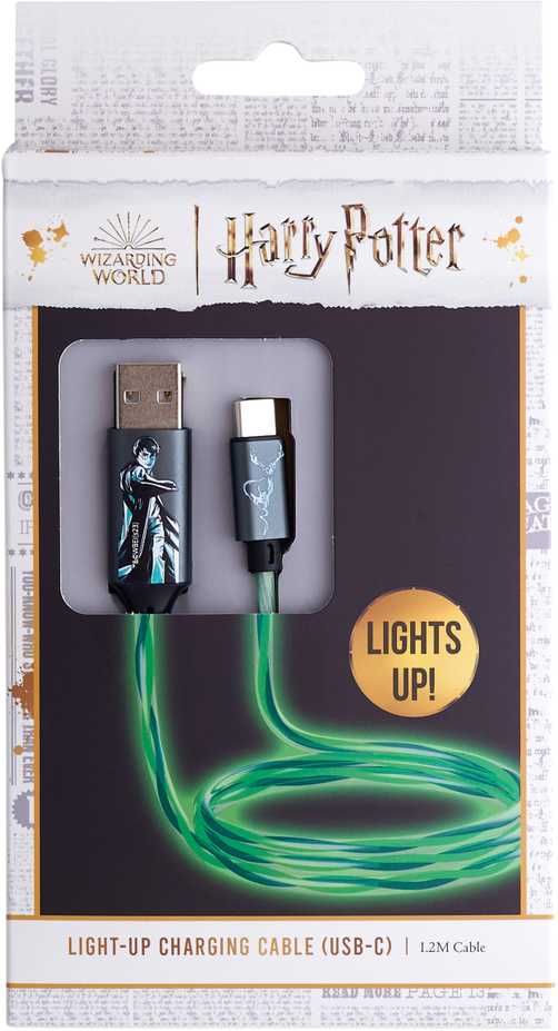 Oem Harry Potter Hario Poterio kabelis USB-C Light-Up Patronus, modelis ...