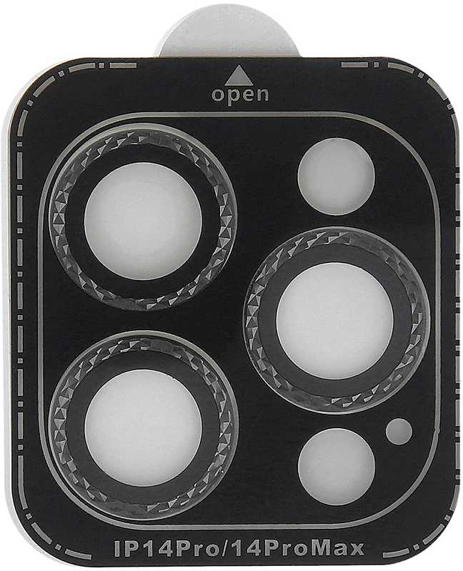 Set of lens glasses for iPhone 11 Pro juodas rhombus (3 pcs), modelis ...