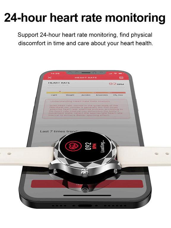 Išmanusis laikrodis Pacific 27-3, Sidabro spalvos korpusas su kreminės spalvos dirželiu, modelis ...