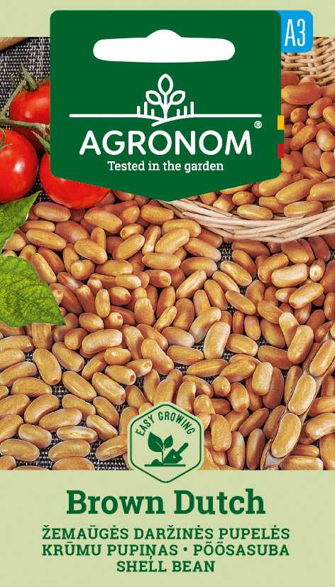 Agronom PUPELĖS DARŽINĖS AIŽOMOSIOS BROWN DUTCH, žema kaina | Varle.lt