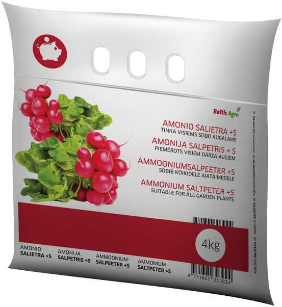 Amonio salietra S+ 4KG, žema kaina | Varle.lt
