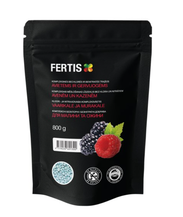 Fertis kompleksinės bechlorės ir benitratės trąšos Avietėms ir ...