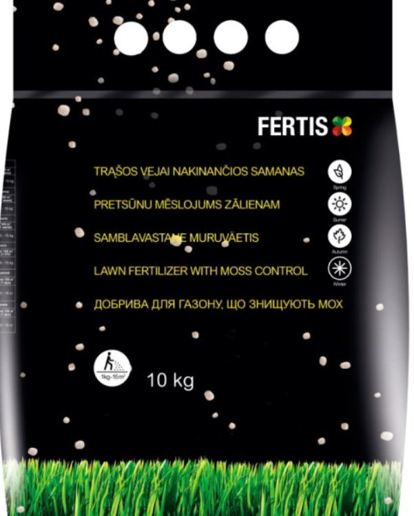 FERTIS kompleksinės trąšos samanotoms vejoms, 10 kg, žema kaina | Varle.lt