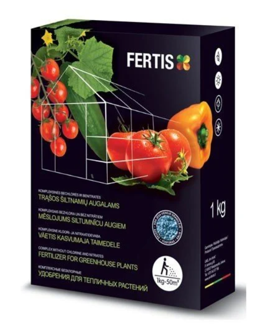 FERTIS kompleksinės trąšos šiltnamio augalams, be chloro ir nitratų ...