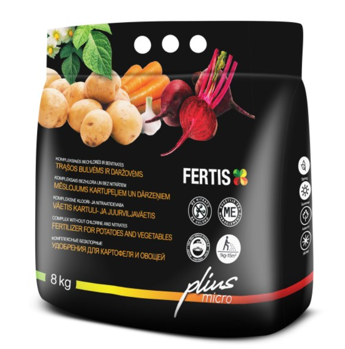 FERTIS plius micro kompleksinės bechlorės ir benitratės trąšos bulvėms ...