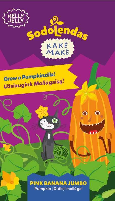 SODOLENDAS x KAKĖ MAKĖ MOLIŪGAI DIDIEJI Rožinis BANANA JUMBO - KAKĖ ...