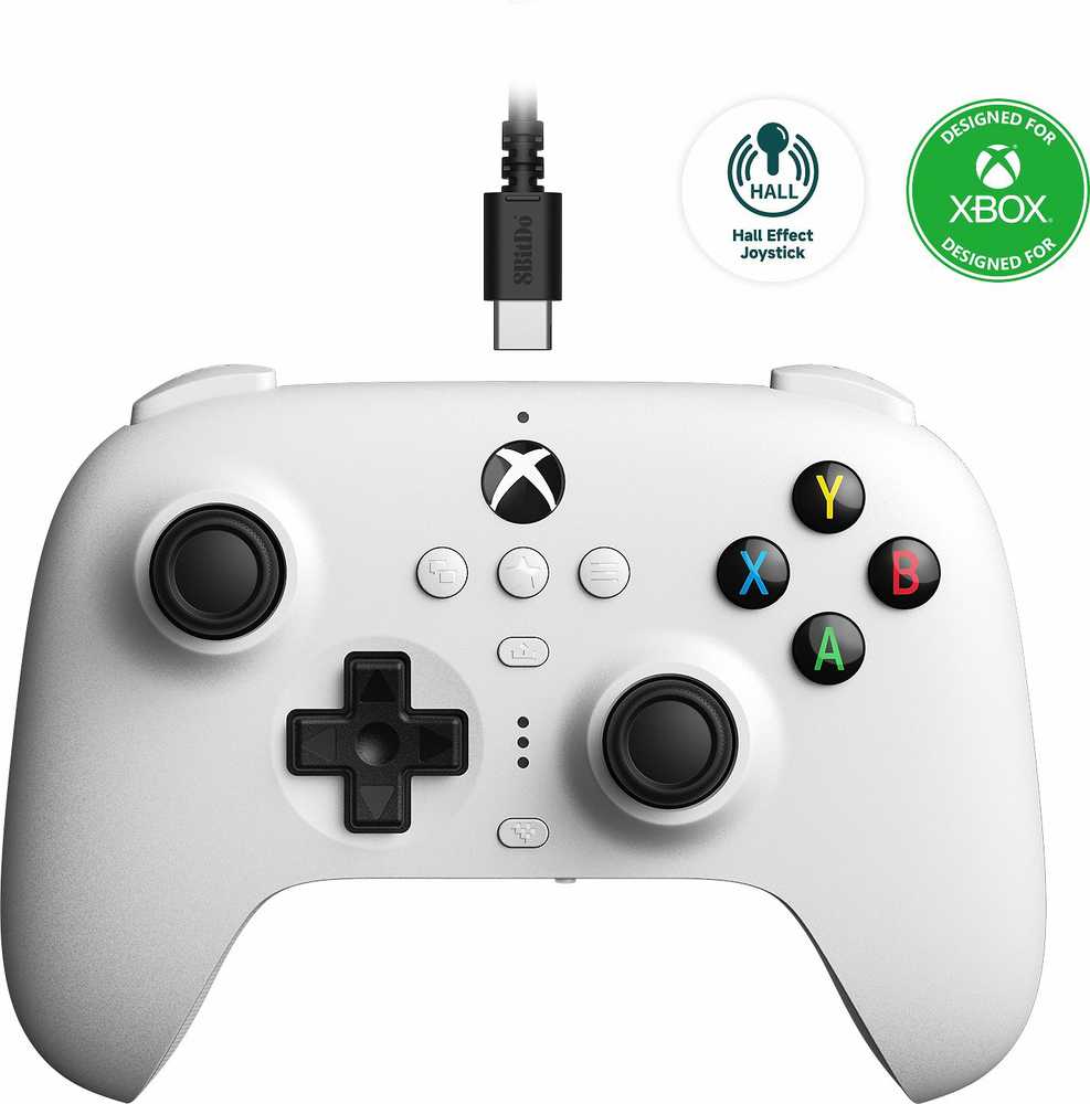 8BitDo Ultimate Wired Controller - Hall Edition -langallinen peliohjain ...