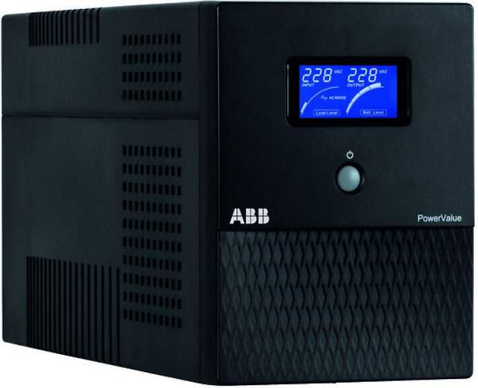 ABB UPS POWERVALUE 11LI PRO 800 VA LINIJA INTERAKTYVUS BOKŠTINIS UPS, modelis - 4NWP100176R0001 ...