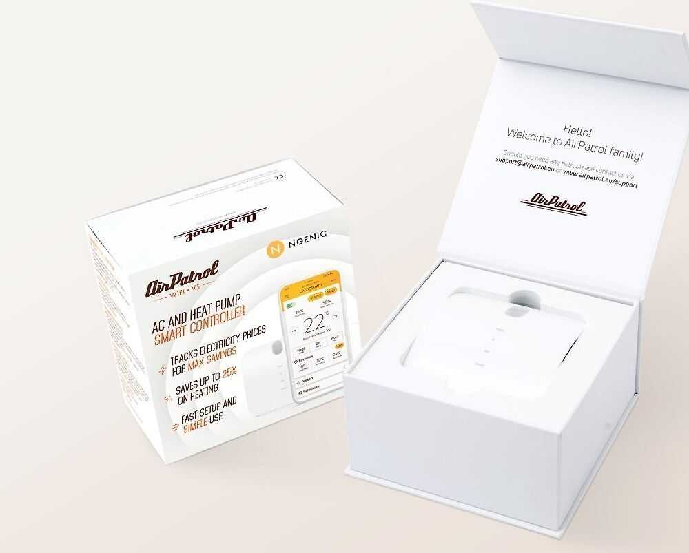 AirPatrol WiFI V5 -ilmalämpöpumpun ohjain, modelis - APW5, žema kaina | Varle.lt