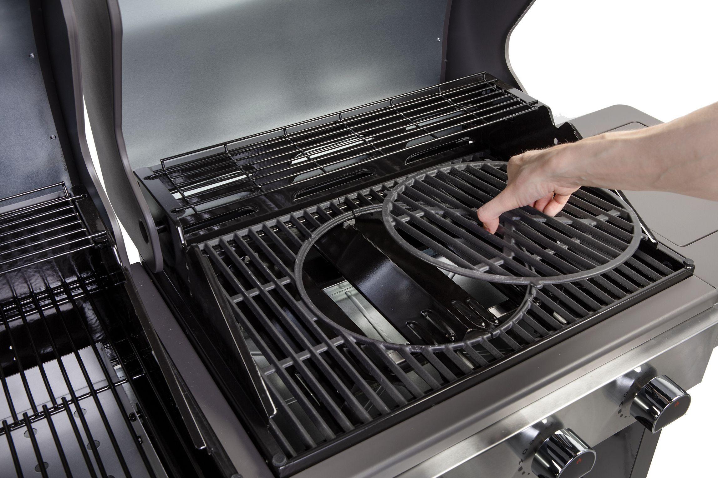 Anton Oliver EX-Double -kaasu- / hiiligrilli, musta, žema kaina | Varle.lt