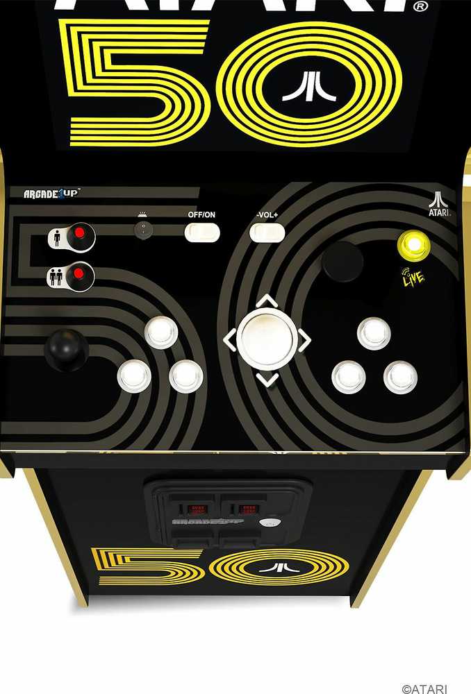 Arcade1Up ARCADE 1 Up – Atari 50th Annivesary Deluxe Arcade Machine ...