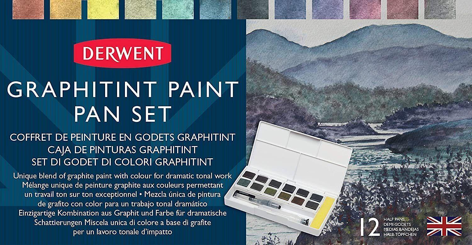 Derwent Graphitint akvareliniai dažai -vesivärit, modelis - 2305790 ...