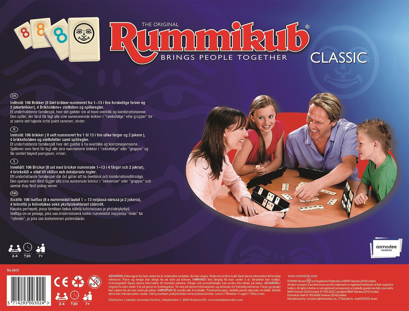 Enigma Rummikub Classic -lautapeli, modelis - GOL4600, žema kaina ...