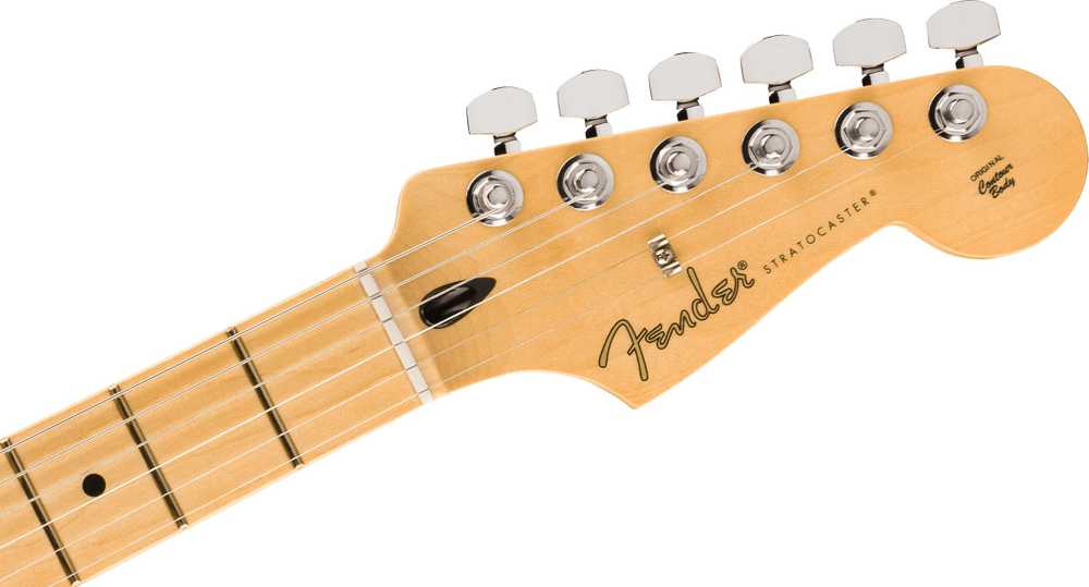 „Fender“ 70-mečio „Stratocaster“ žaidėjas, jubiliejinis dviejų spalvų ...