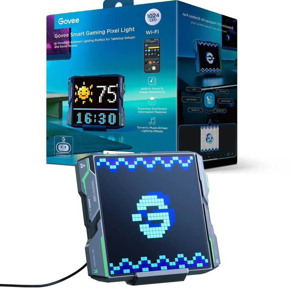 Govee Pixel Light 32x32 LED-valopaneeli, modelis - H8630C81, žema kaina ...
