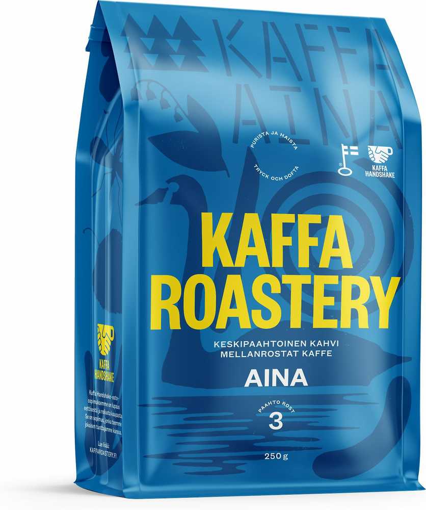 Kaffa Roastery Aina -jauhettu kahvi, 250 g, žema kaina | Varle.lt