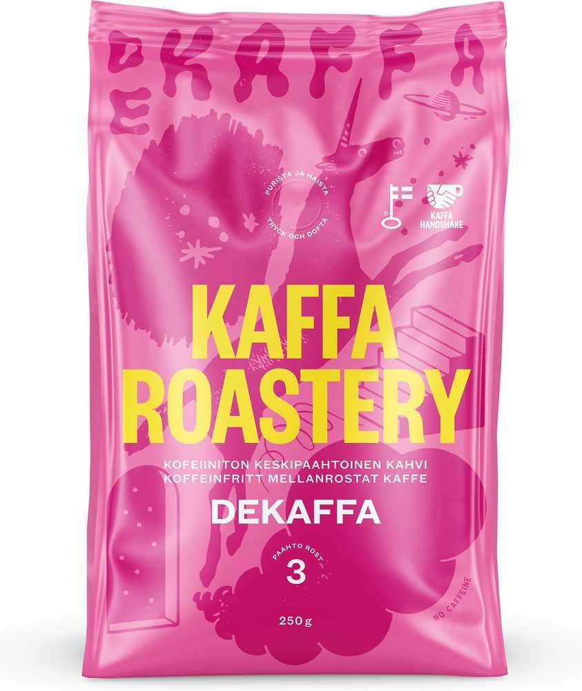 Kaffa Roastery Dekaffa -jauhettu kahvi, 250 g, žema kaina | Varle.lt