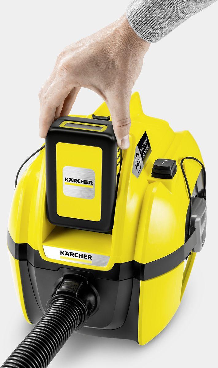 Karcher Akumuliatorinis dulkių siurblys WD 1 Compact Battery Set 18 V, modelis - ‎1198-3010 ...