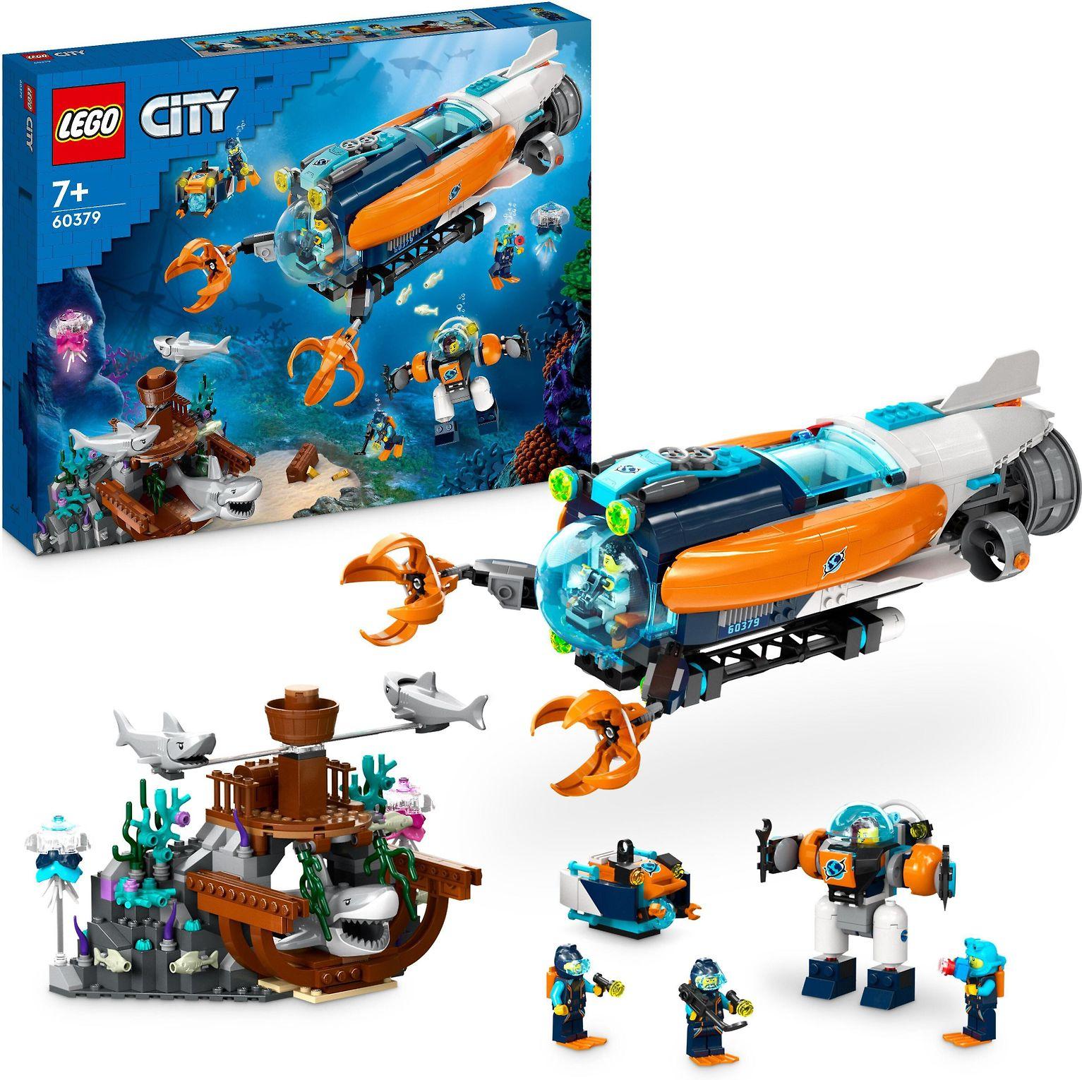 LEGO® City Tyrinėtojų giliavandenis povandeninis laivas (60379 ...