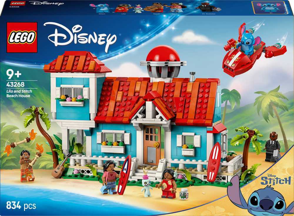 LEGO Disney Lilo & Stitch Beach House 43268, modelis - 43268, žema ...