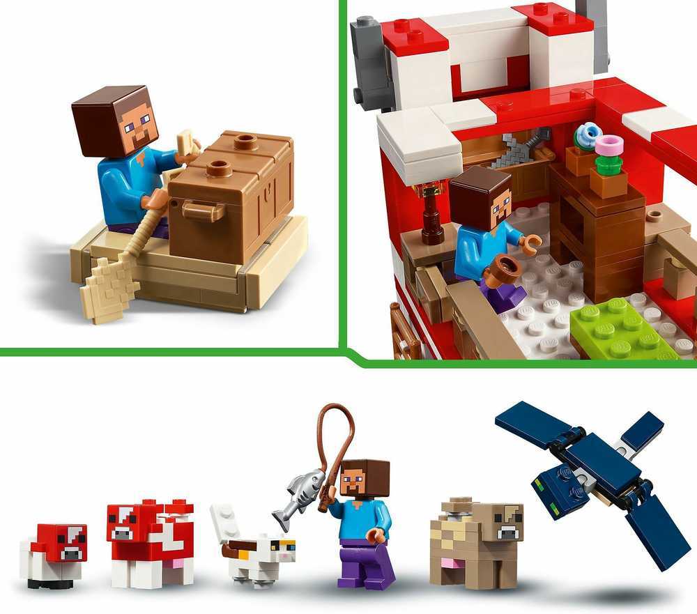 LEGO® Minecraft Grybakarvių namas (21270), modelis - 21270, žema kaina ...