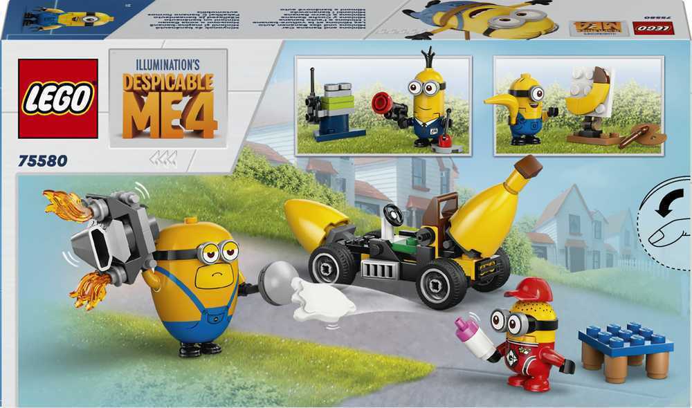 LEGO® Minions Pakalikai ir banano formos automobilis (75580) 75580 ...