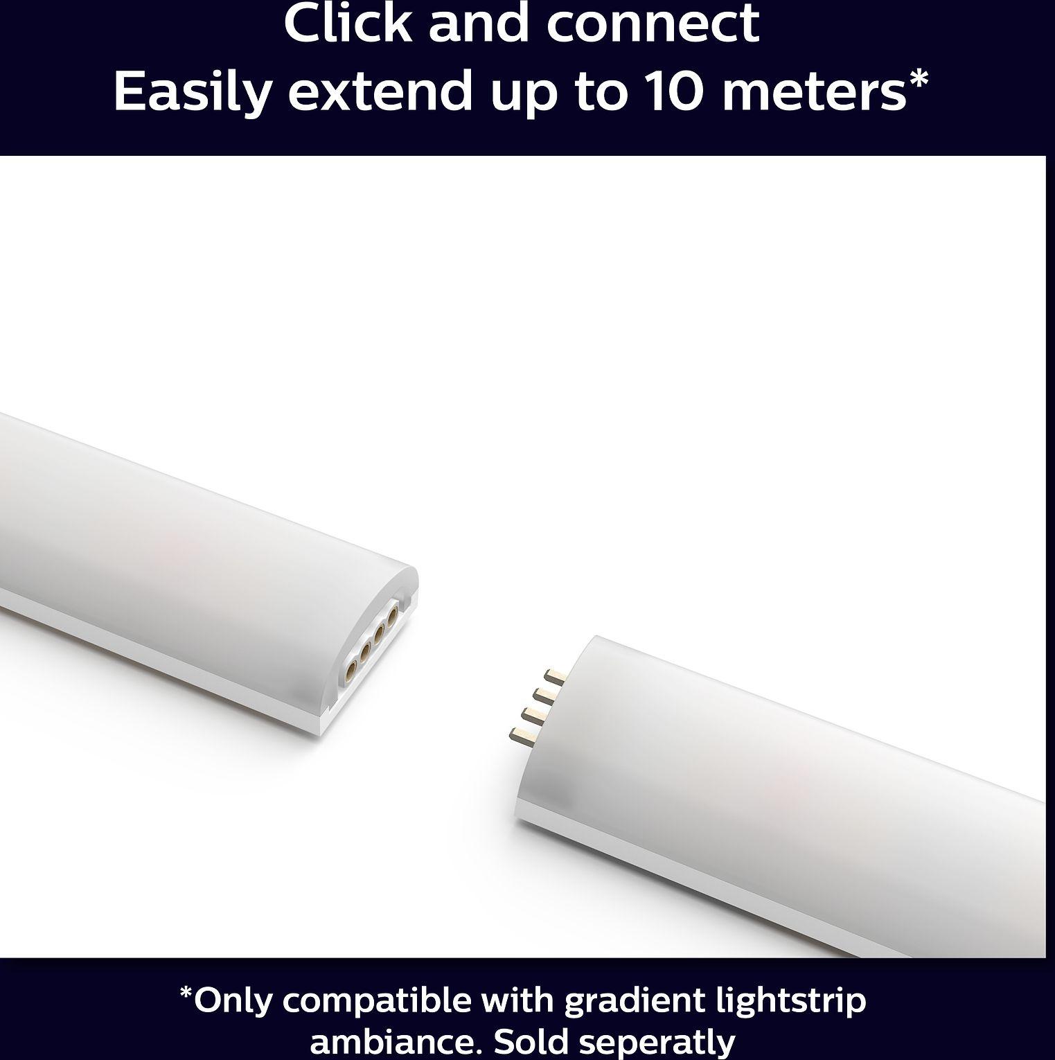 Philips Hue | Lightstrip Extension | Hue Gradient Lightstrip 1m ...