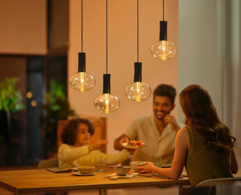 Philips Hue E27 pakabinamas šviestuvas Lightguide lemputėms, žema kaina | Varle.lt