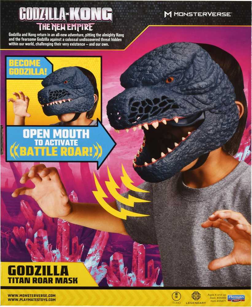 Usorteret MonsterVerse - Roleplay Godzilla Mask (271-35671), modelis ...