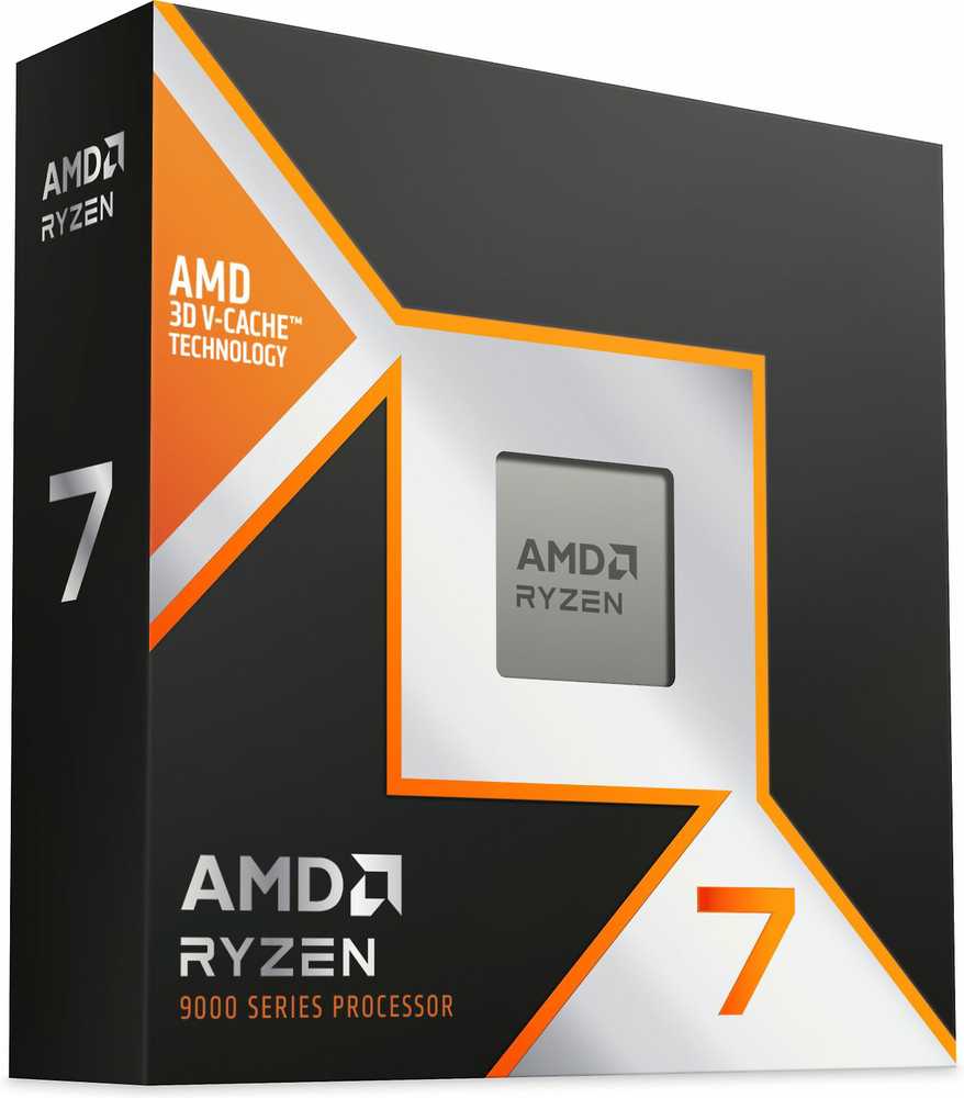 Procesorius AMD Ryzen 7 9800X3D -prosessori AM5 -kantaan, modelis - 100 ...