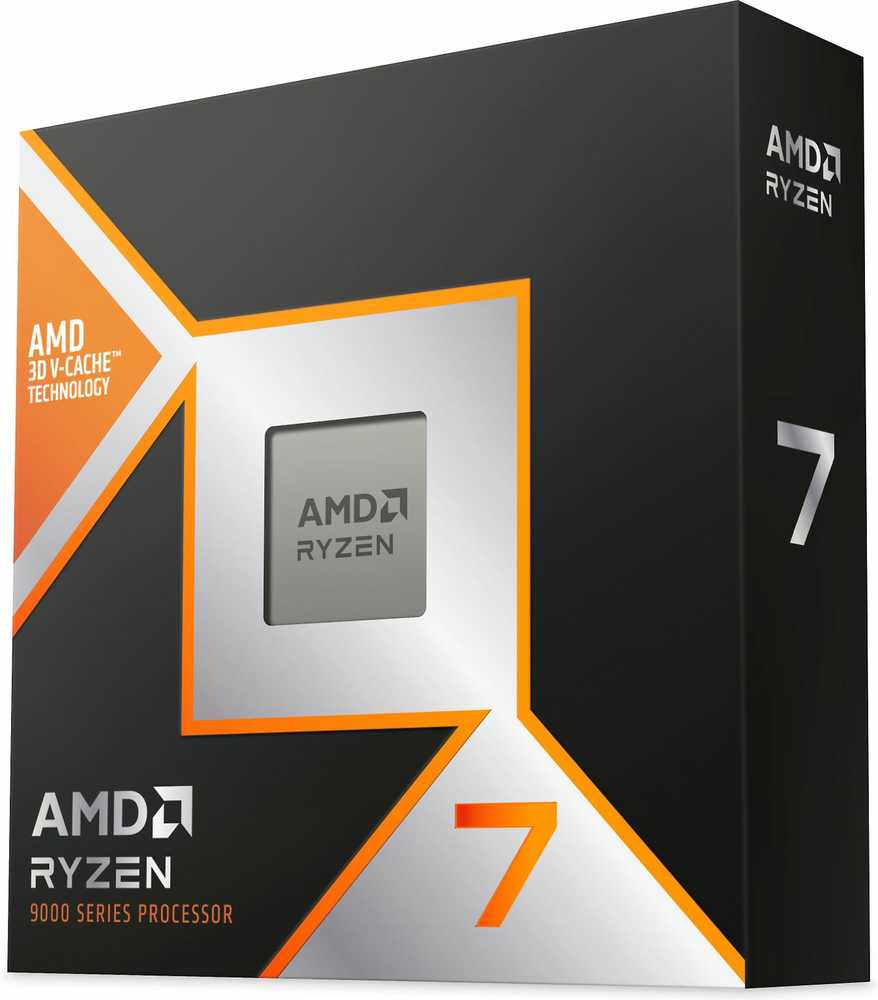 Procesorius AMD Ryzen 7 9800X3D -prosessori AM5 -kantaan, modelis - 100 ...