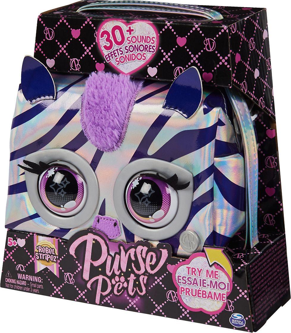 PURSE PETS Interaktyvi blizgi rankinė „Zebriukas“, modelis - 6066464 ...