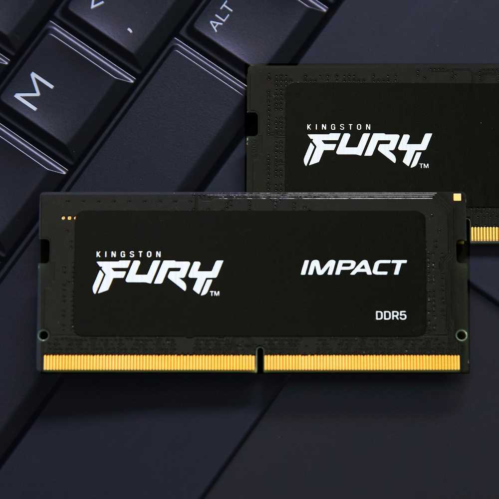 Ram Kingston Fury Impact Ddr5 6000 Mhz Cl38 So Dimm 16 Gt Atminties