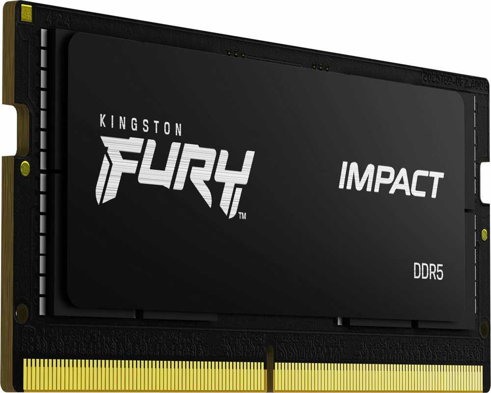 RAM Kingston FURY Impact DDR5 6000 MHz CL38 SO-DIMM 16 Gt -atminties moduliai, modelis ...
