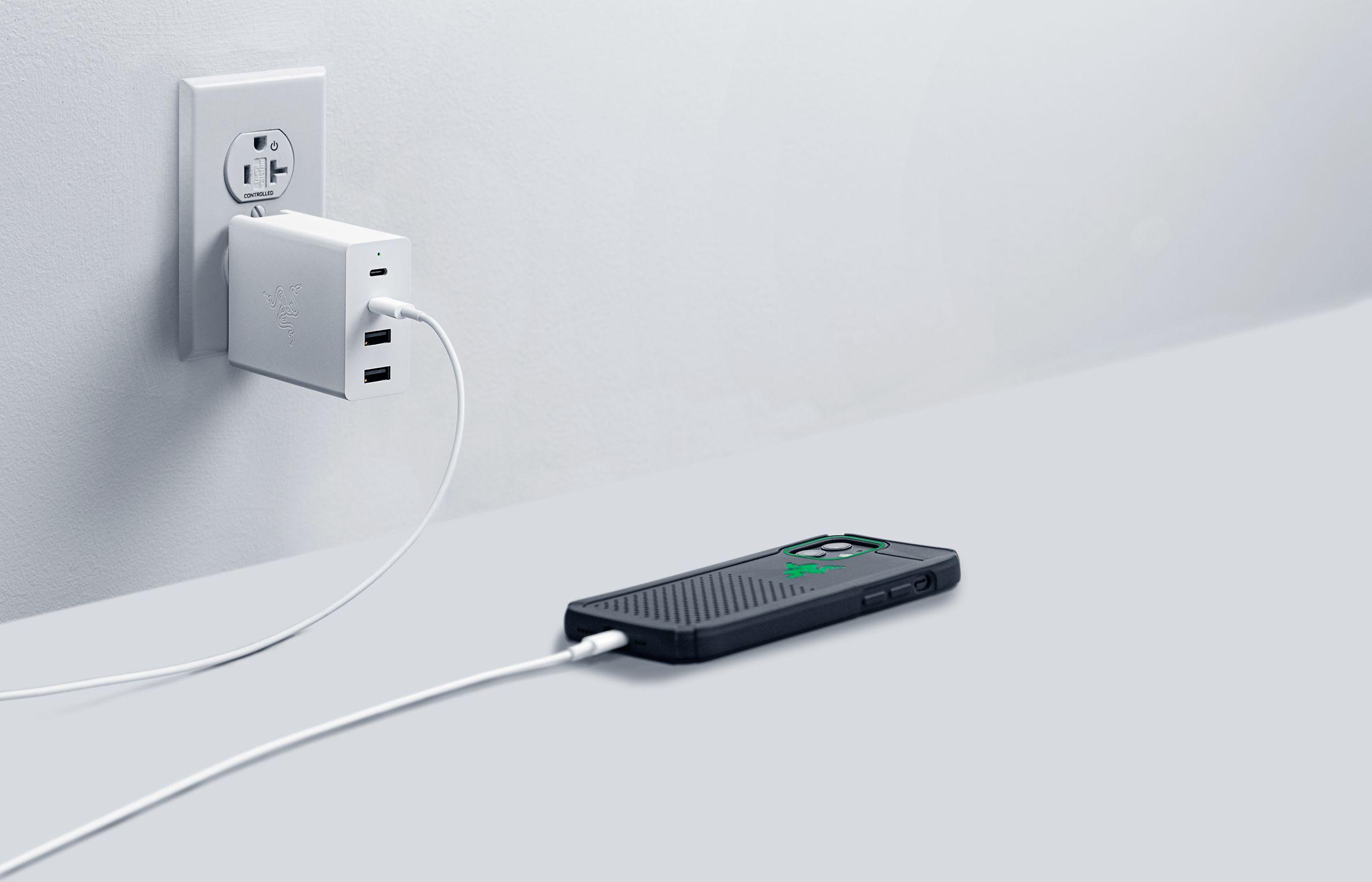 Razer USB-C 130 W GaN Charger -virtalähde, valkoinen, modelis - RC21 ...